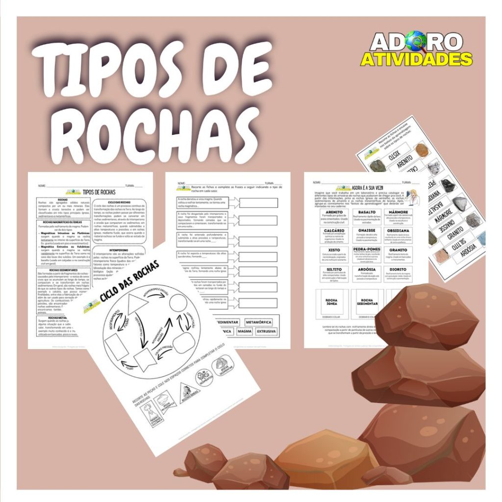 Tipos de Rochas – Adoro Geografia