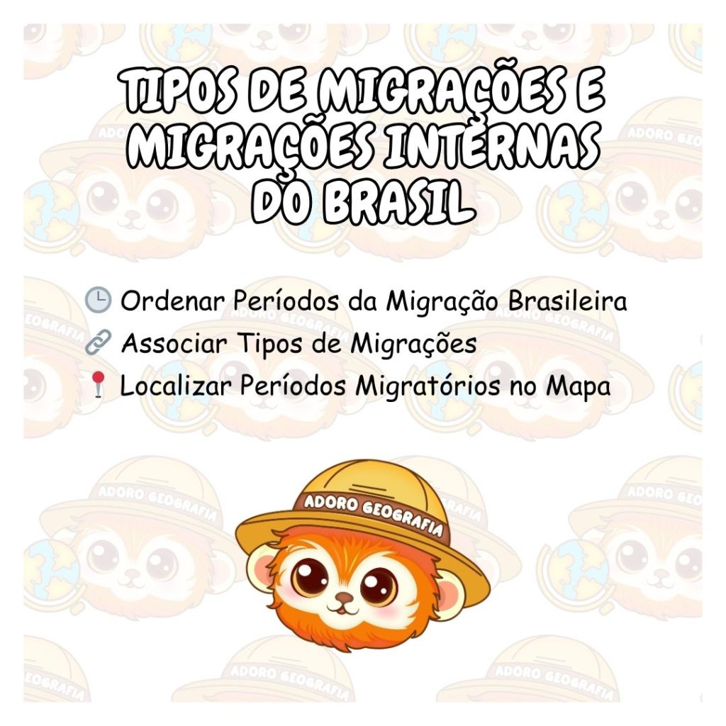 Tipos de Migrações e Migrações Internas no Brasil – Adoro Geografia