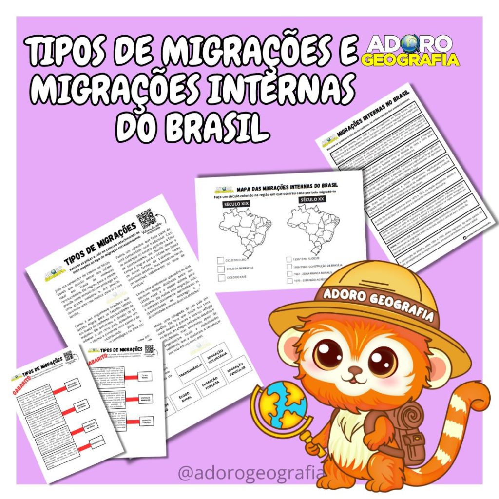 Tipos de Migrações e Migrações Internas no Brasil – Adoro Geografia